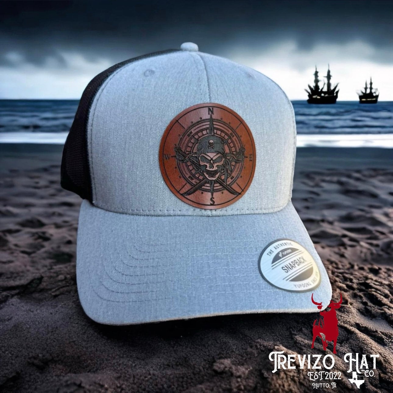 PirateLeatherPatchHat | Trevizo Hat Co.