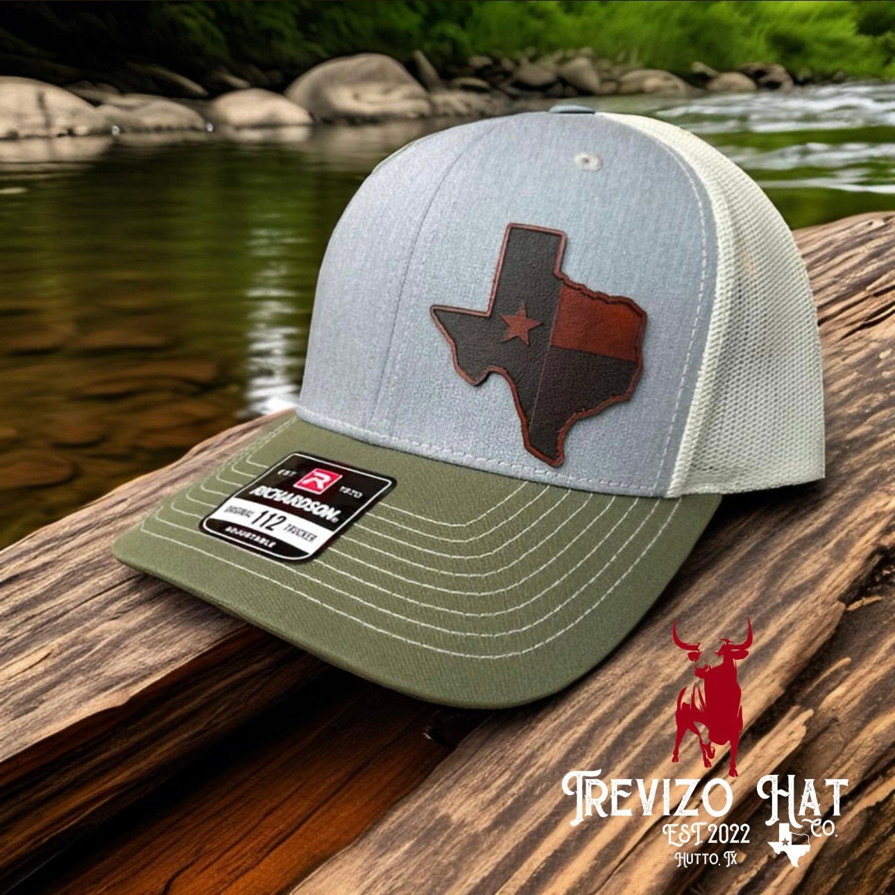 Texas State with Flag | Trevizo Hat Co.